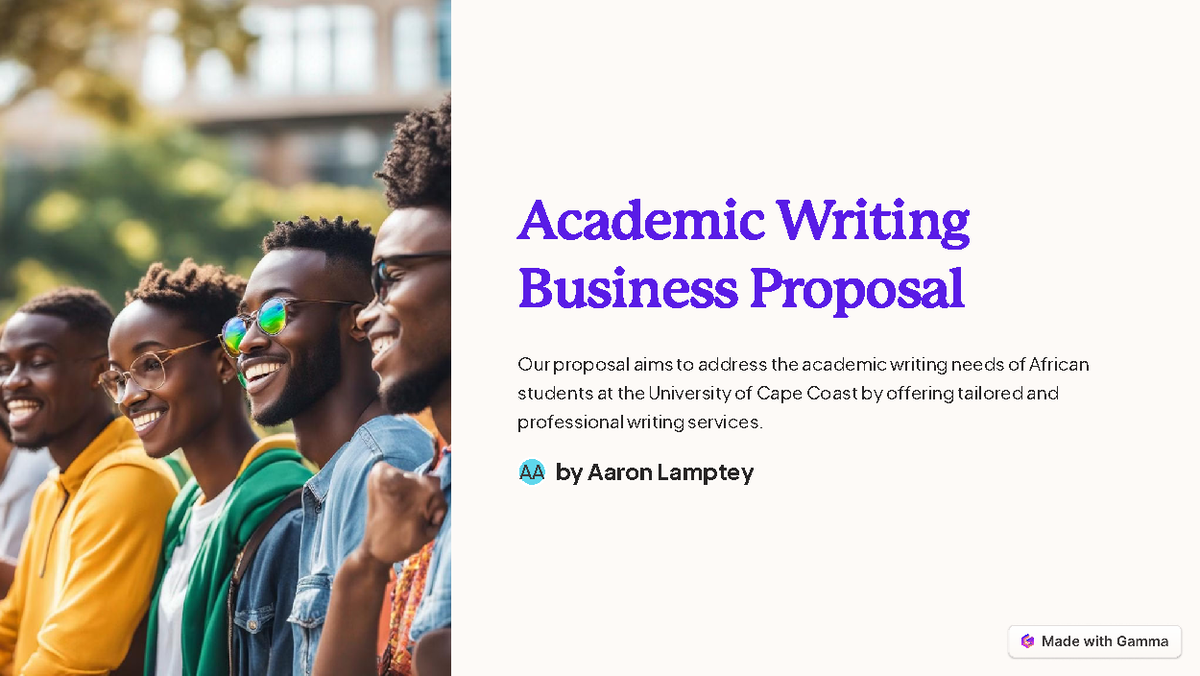 Academic Writing Business Proposal - Academic Writing Business Proposal ...