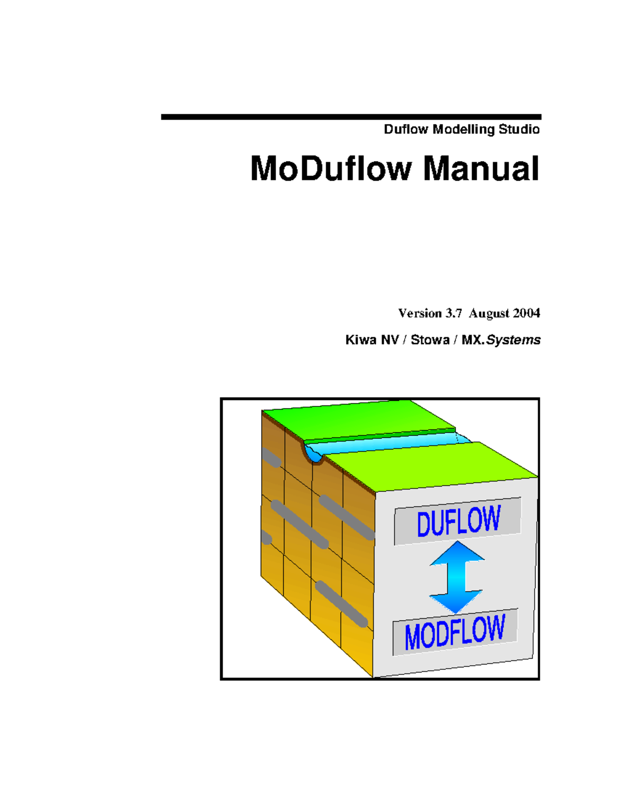 Mo Duflow-manual - Manual for Duflow model usage - Duflow Modelling Studio MoDuflow Manual ...