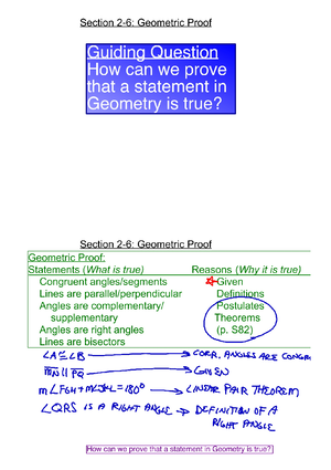Congruency Proofs Student Guide - Congruency Proofs Student Guide ...