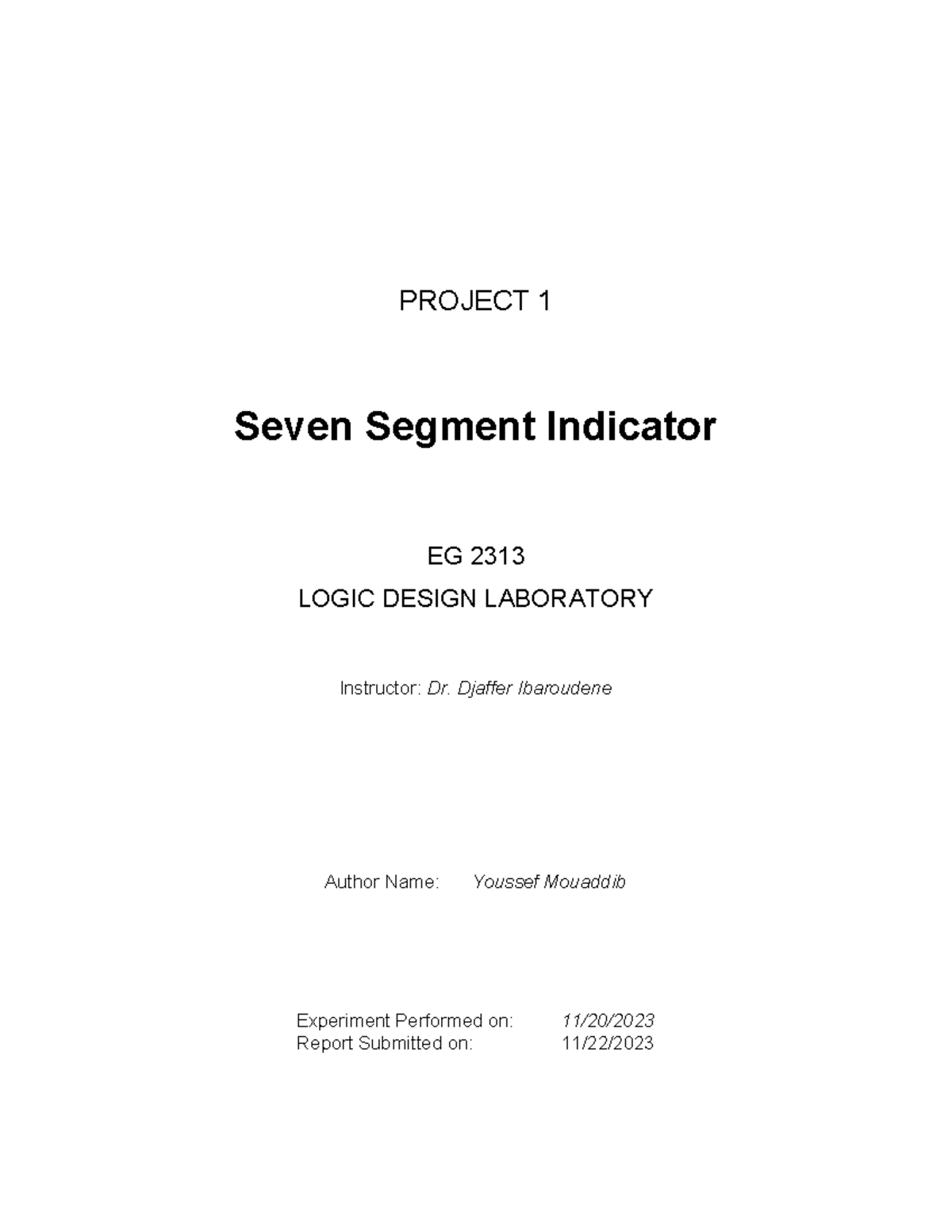 Logic Project 1 - everything is explained in the word document ...