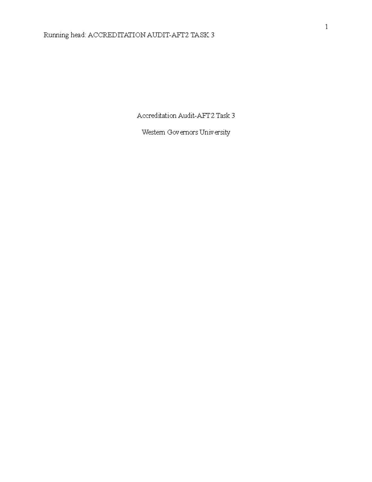 C212 Task 1 Paper - Task one for C212. Passed - Running head ...