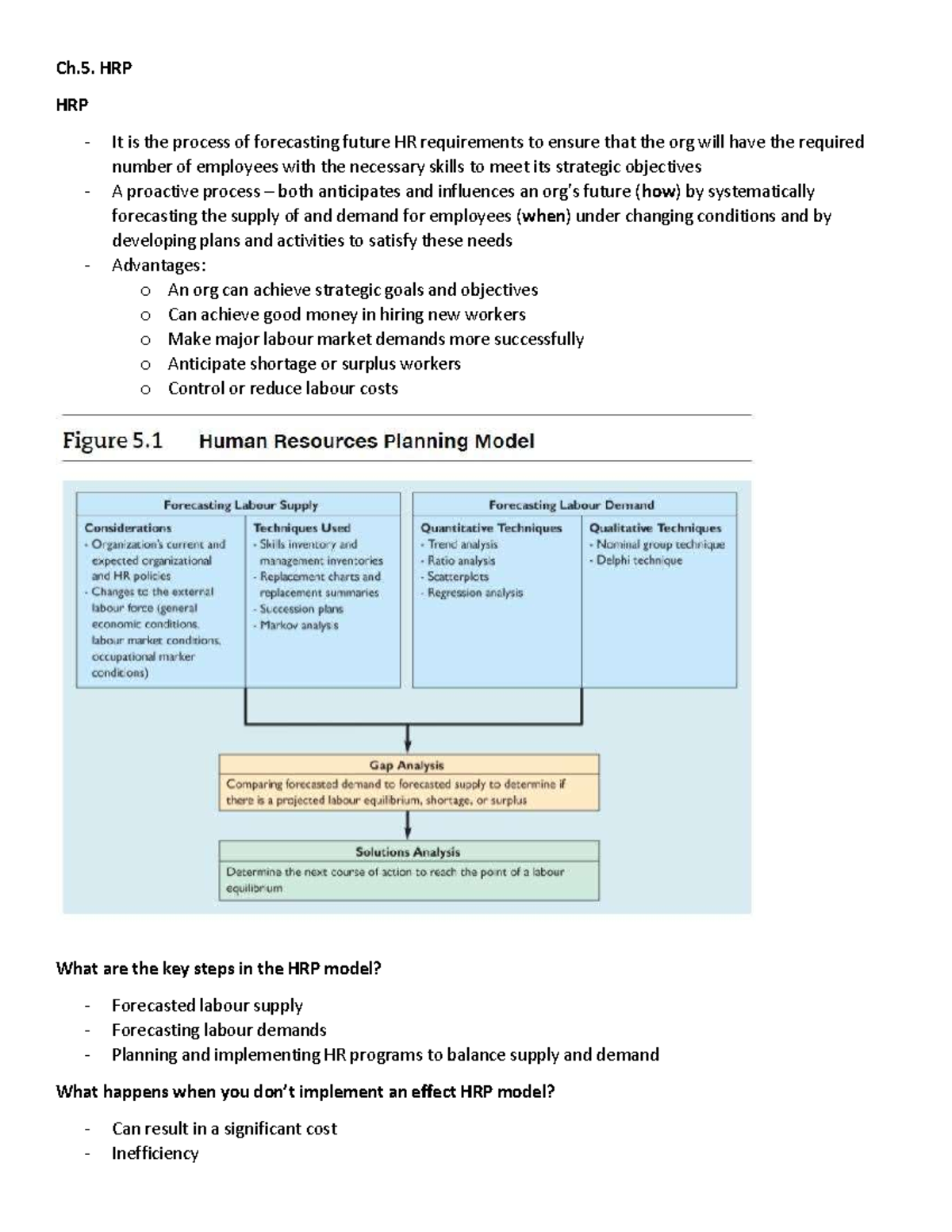 Key Steps in HRP Model and Importance of Environmental Scanning - Studocu
