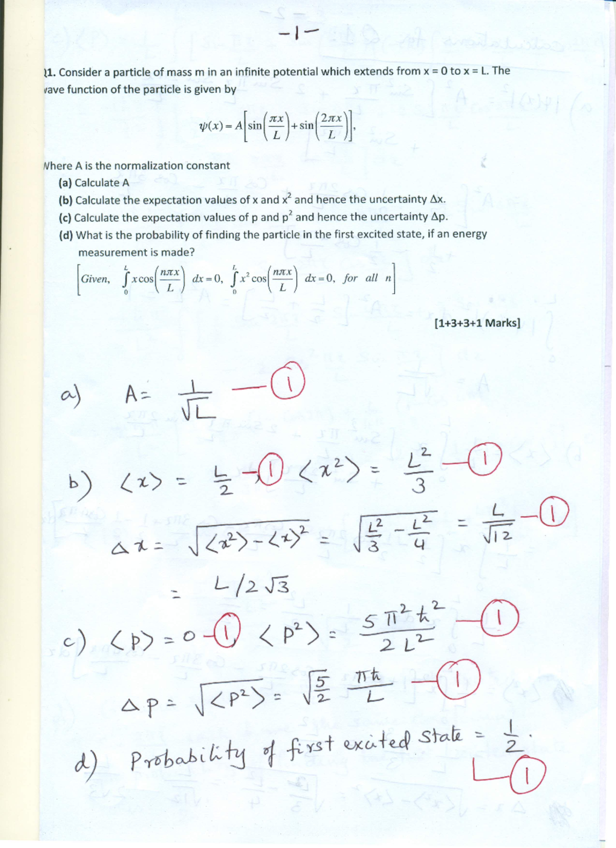 2016 Quiz 2 Paper - Quantum Physics - Studocu