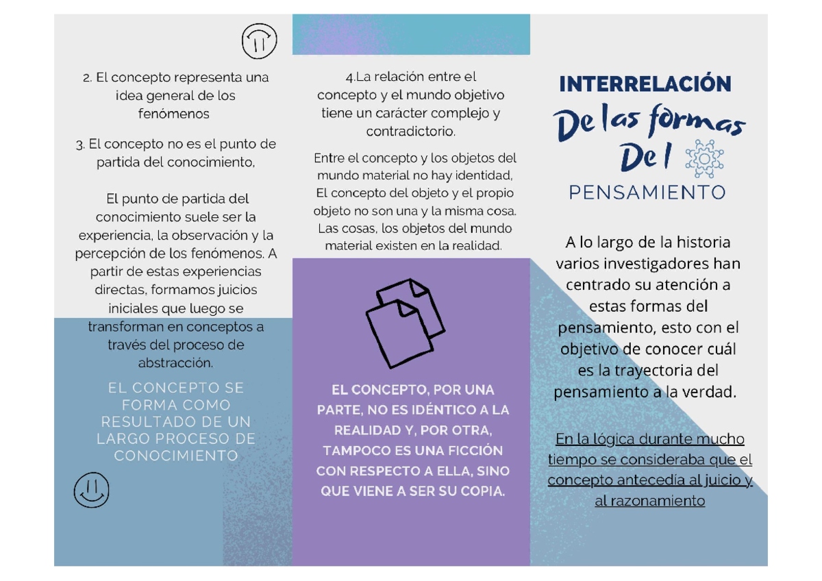Interrelación y Concepto - 2. El concepto representa una 4 relación ...