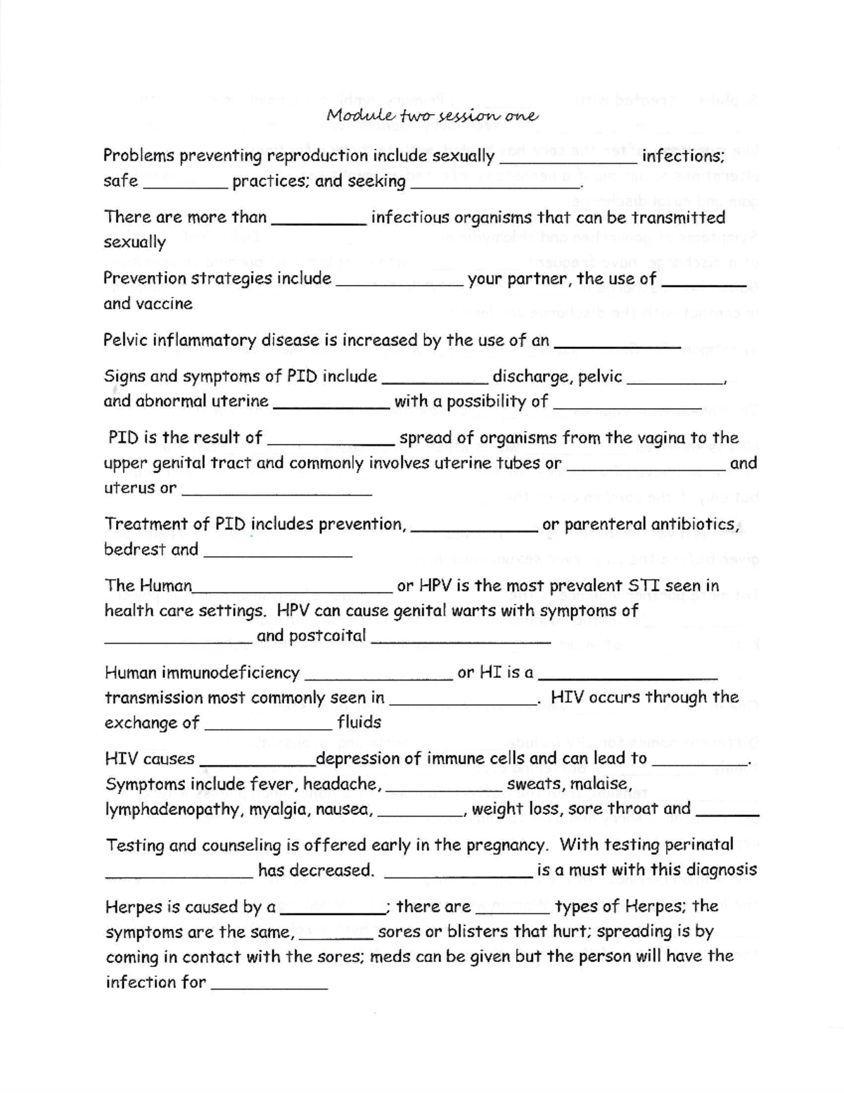 Module 2 session 1 - NUR 1025C - Health-Illness Concepts Across the ...