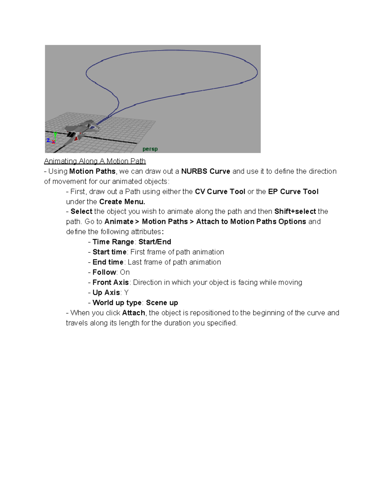 Week 2 Path Animation - Animating Along A Motion Path ­ Using Motion ...