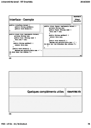 Examen JAVA avec la Correction - Examen : Langage de programmation Java ...