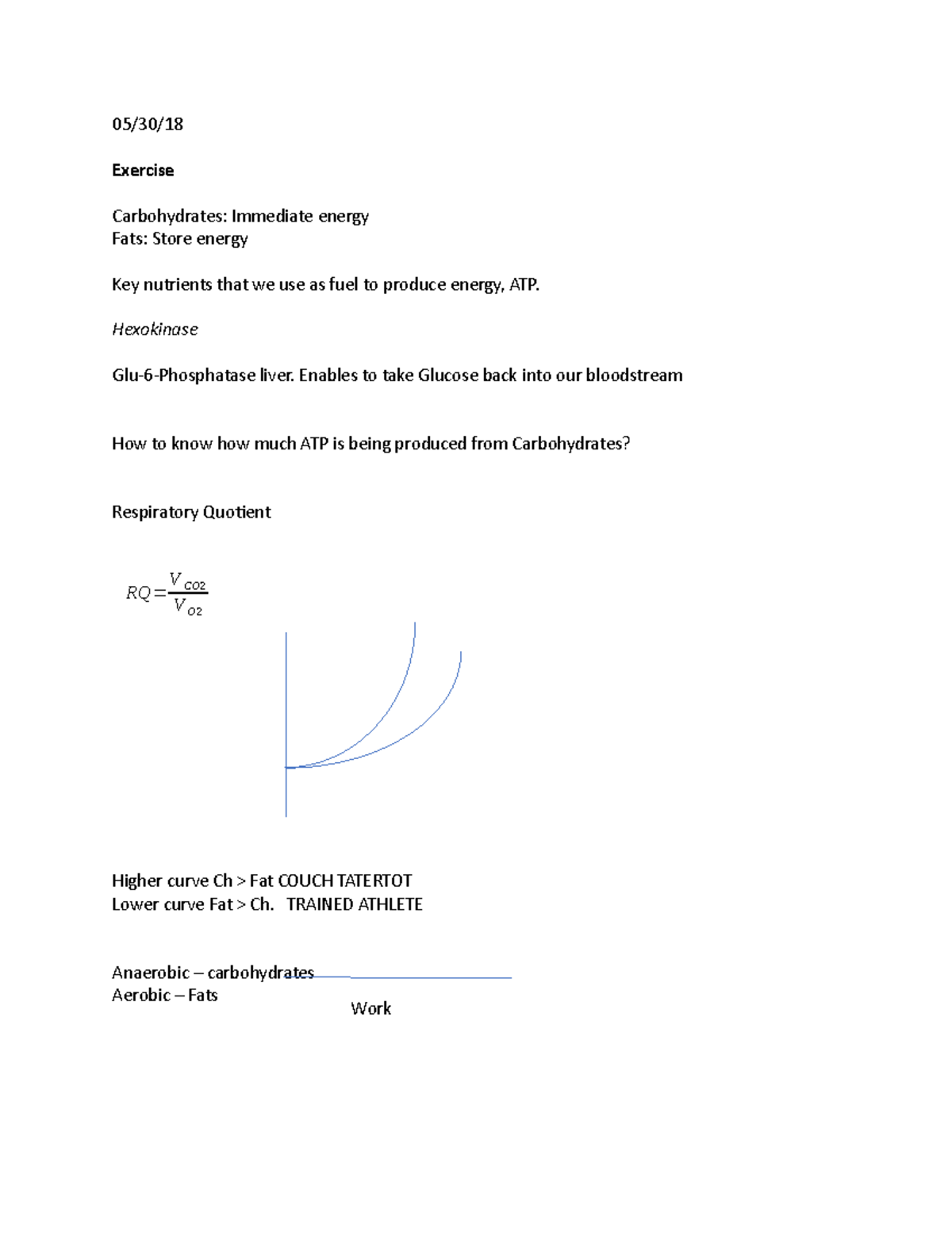 Bildnotes - Lecture notes 1-10 - 05/30/ Exercise Carbohydrates ...