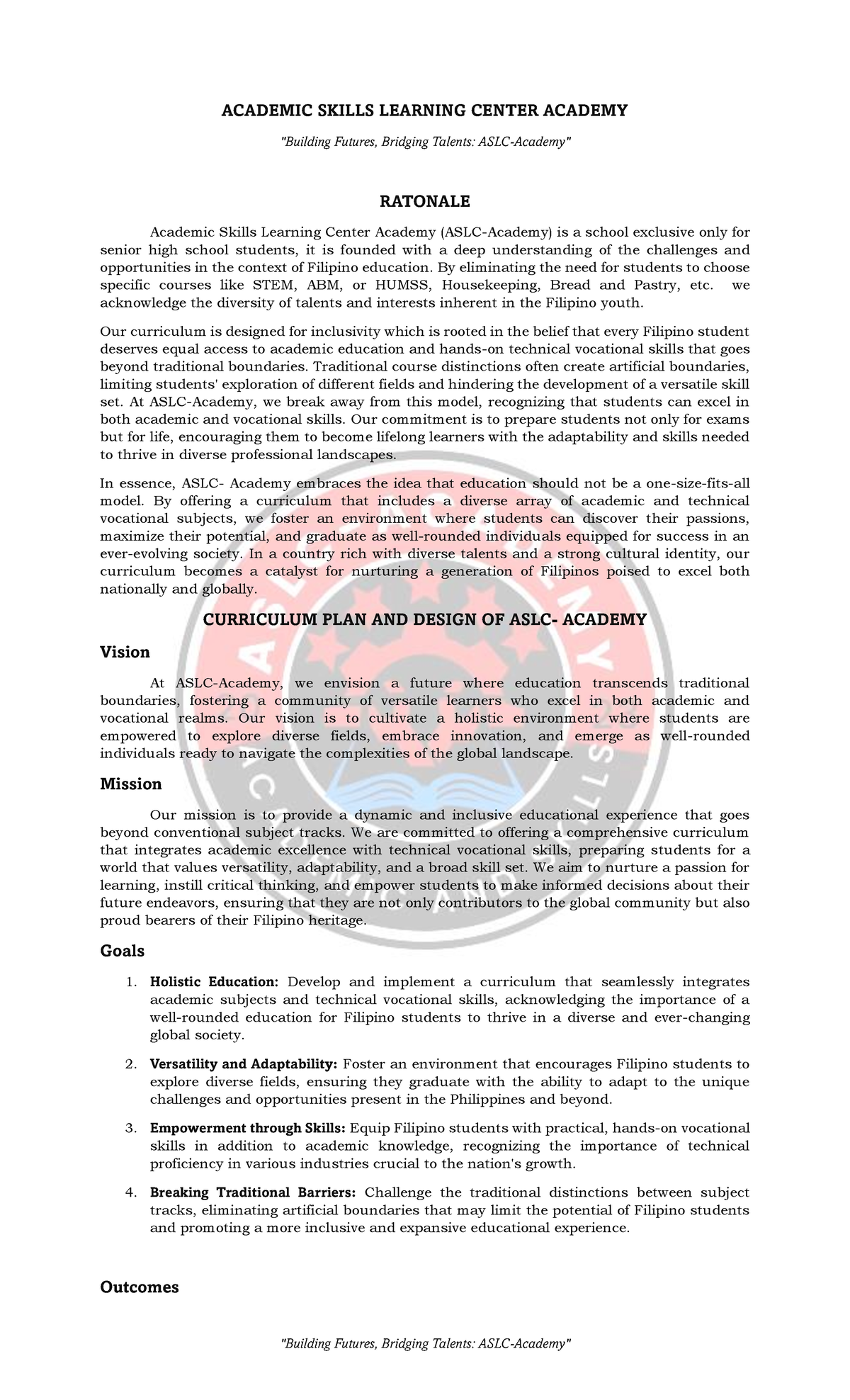 Academic- Skills- Learning- Center- Academy - ACADEMIC SKILLS LEARNING ...