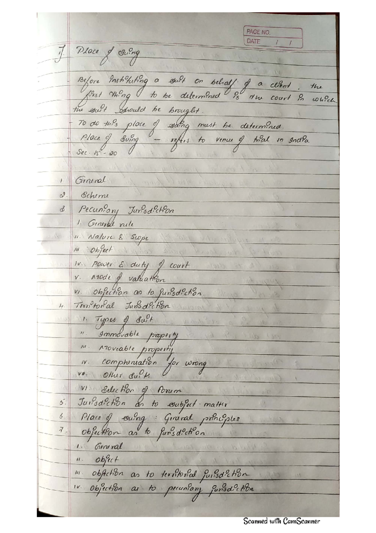 CPC - CPC practice material - Bba llb - Studocu