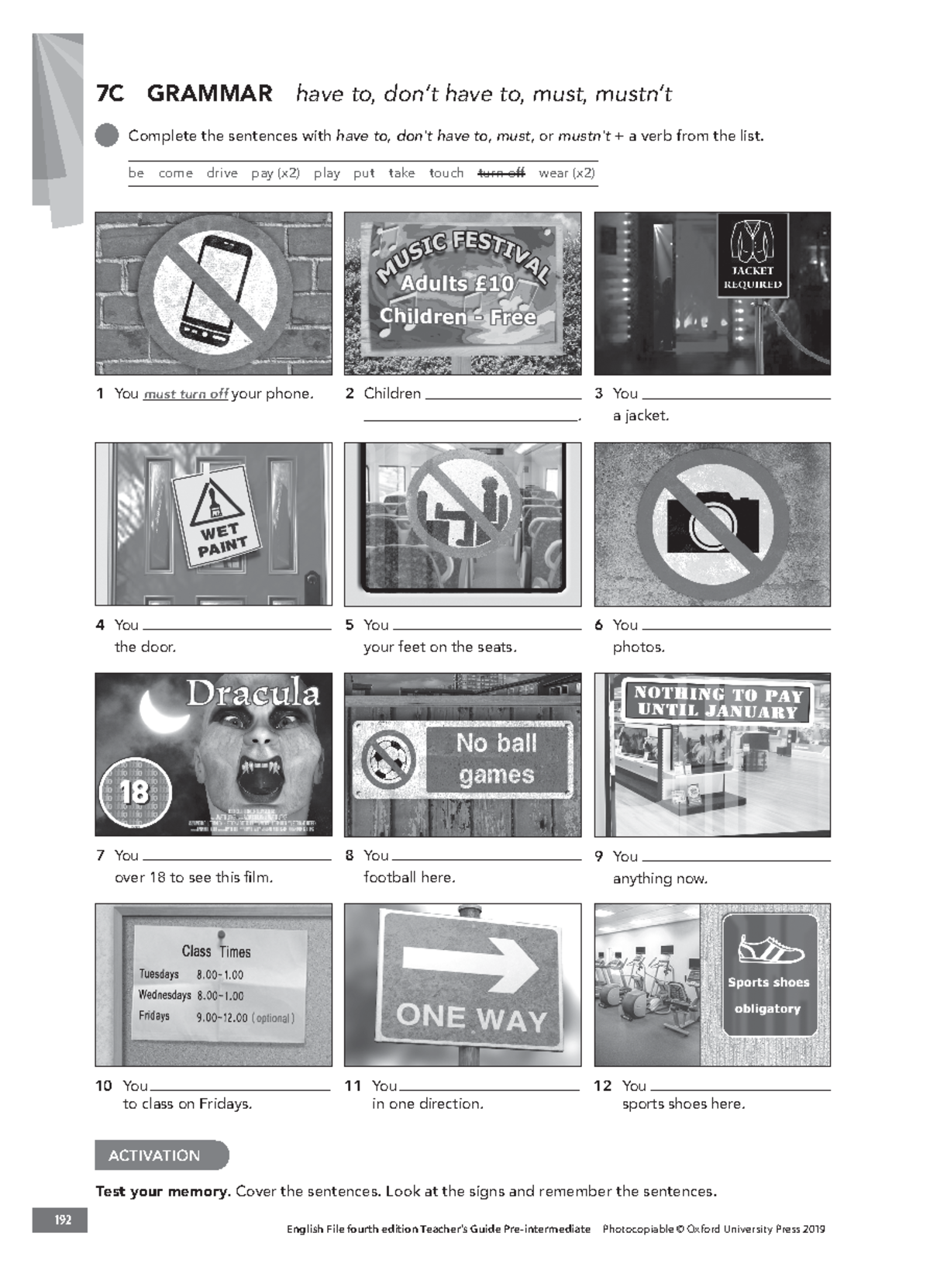 Grammar 7C - Hhdbsj djsnsndndn - 192192 English F ile f ourth edition T ...