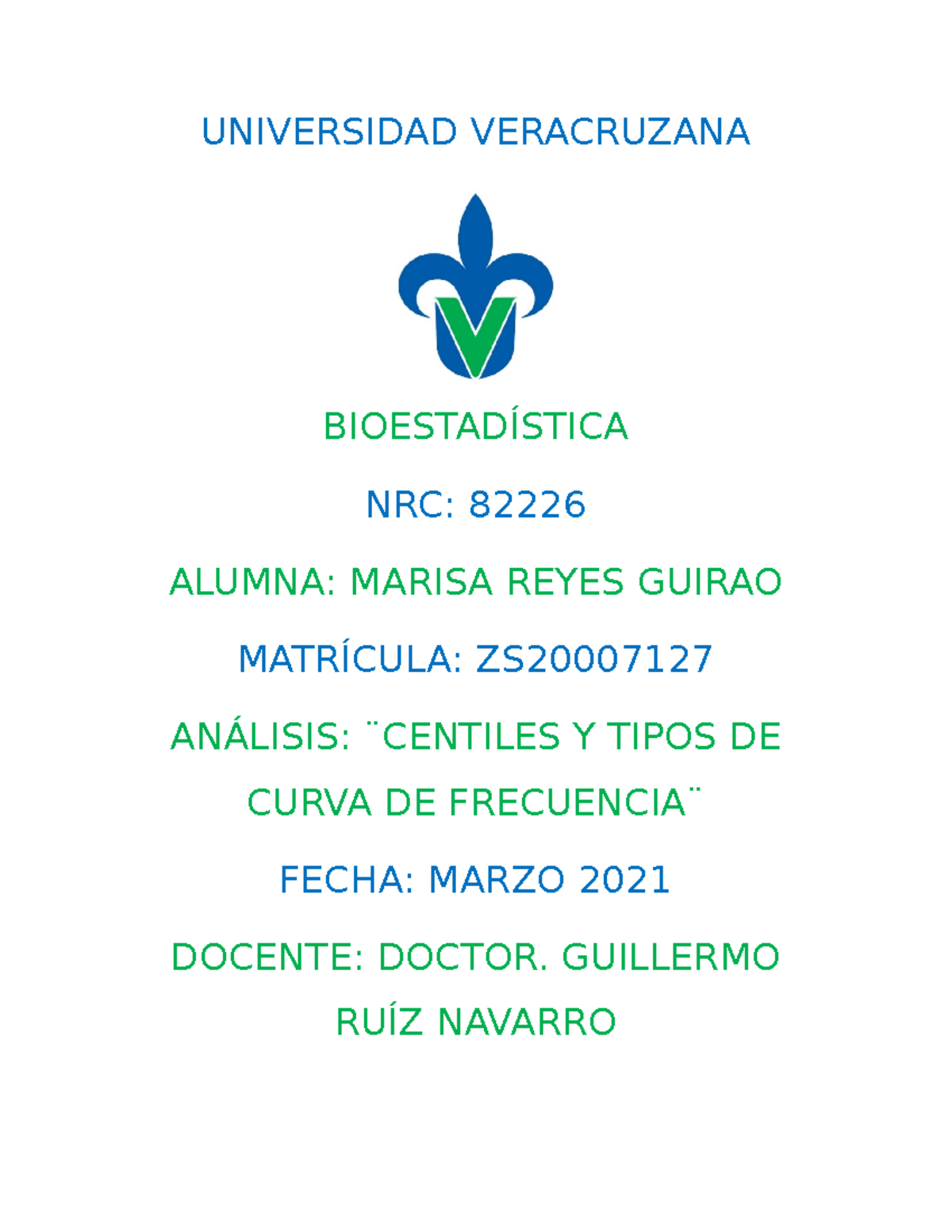 Anáilis Centiles Y Tipos DE Curva DE Frecuencia - UNIVERSIDAD ...