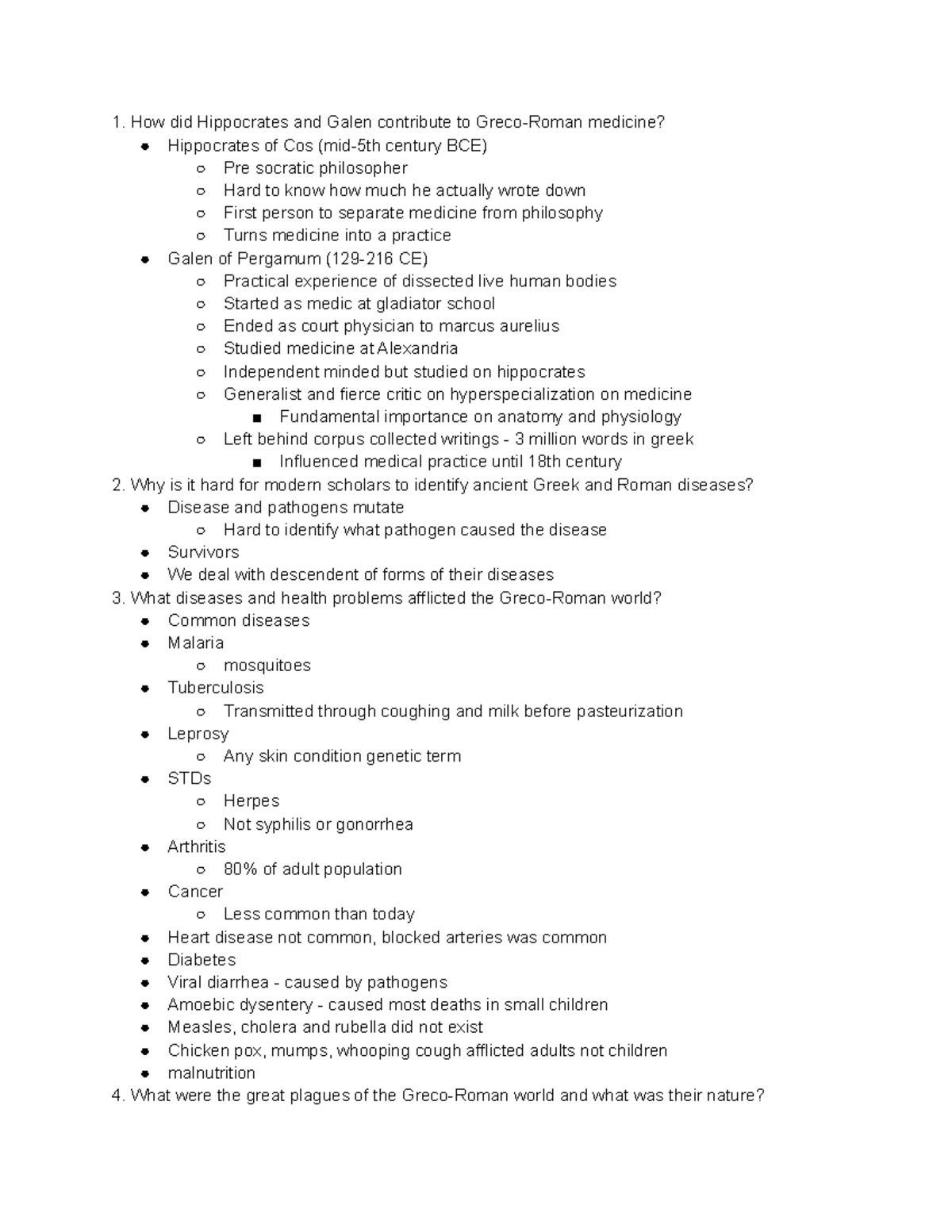 Classical Civ SG Test 5 - study guide over greco-roman world - 1. How ...