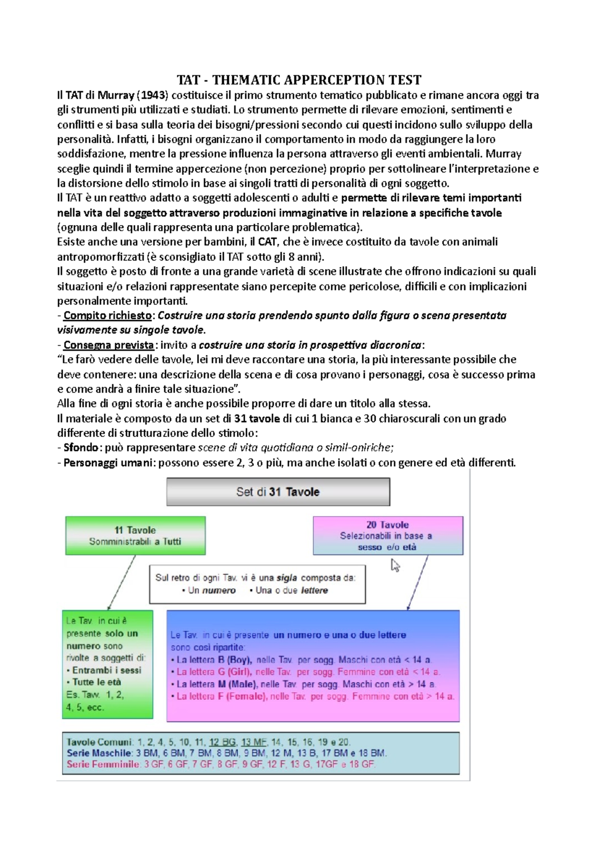 TAT: Thematic Apperception Test - TAT - THEMATIC APPERCEPTION TEST Il ...
