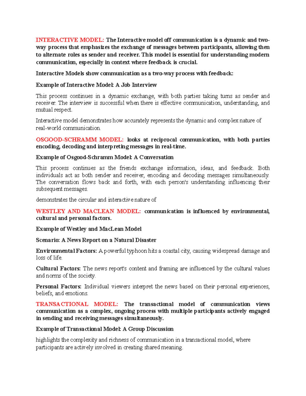 Ge6 - Learning module - INTERACTIVE MODEL: The Interactive model off ...