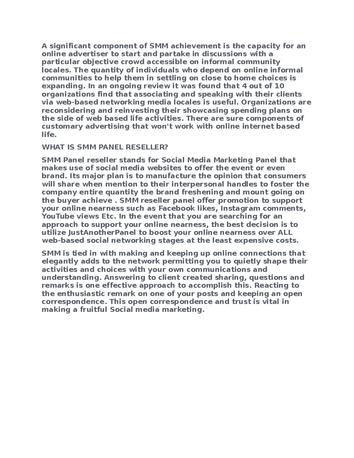 New Microsoft Word Document (20) - A significant component of SMM ...