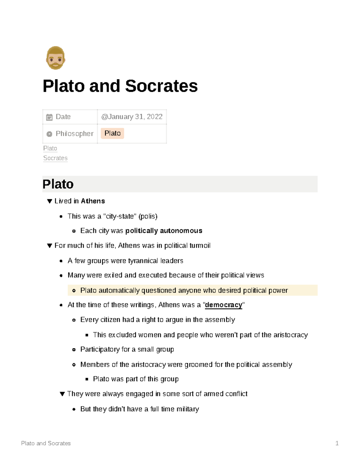 Plato and Socrates - Dr. Jack Purcell - Plato and Socrates Date ...