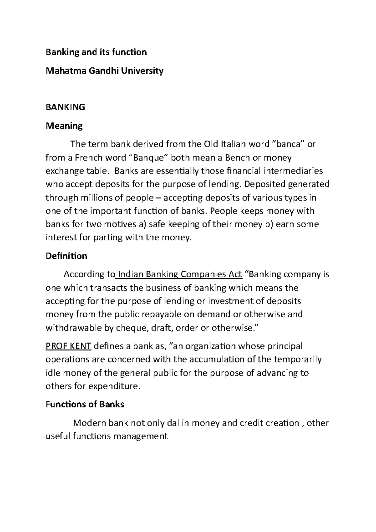 banking-and-its-function-short-notes-banking-and-its-func-on-mahatma
