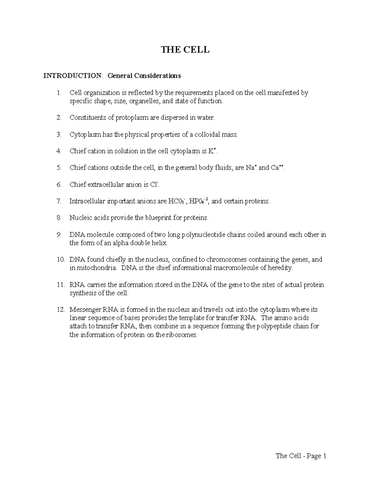 03 Cell Biology Manual 2021 - Tagged - THE CELL INTRODUCTION : General ...