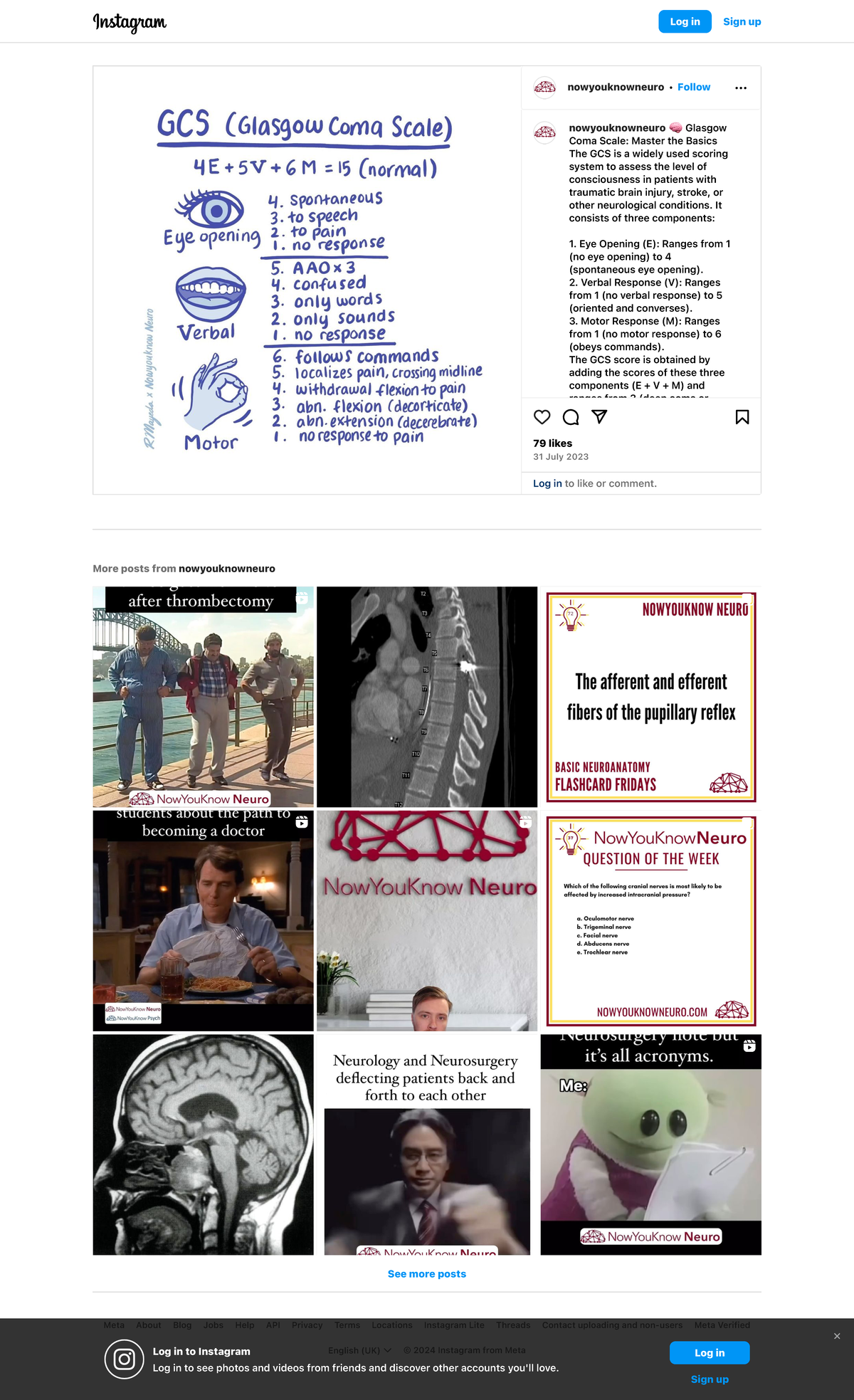 🧠 Glasgow Coma Scale Master the Basics The GCS is a widely used scoring ...
