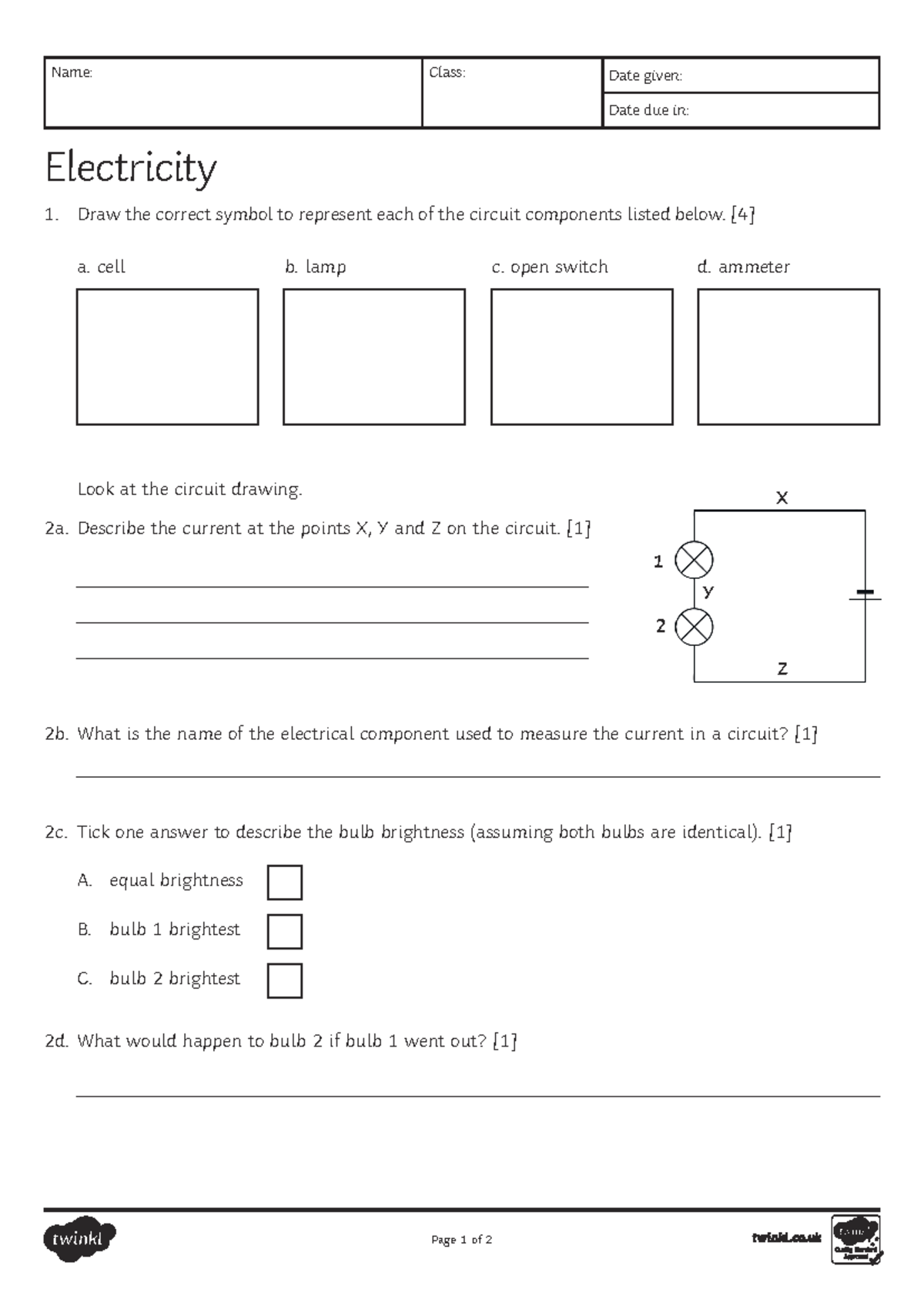 T3-sc-332-ks3-current-electricity-homework-activity-sheet ver 2 - Page ...