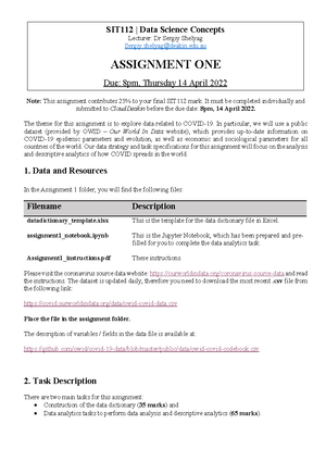UCP 2022 S1 Assignment 1 - Curtin University — Discipline of Computing ...