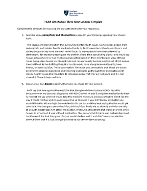 IDS 150 Project Module Three - IDS 150 Project Amanda Dillion Scenario ...