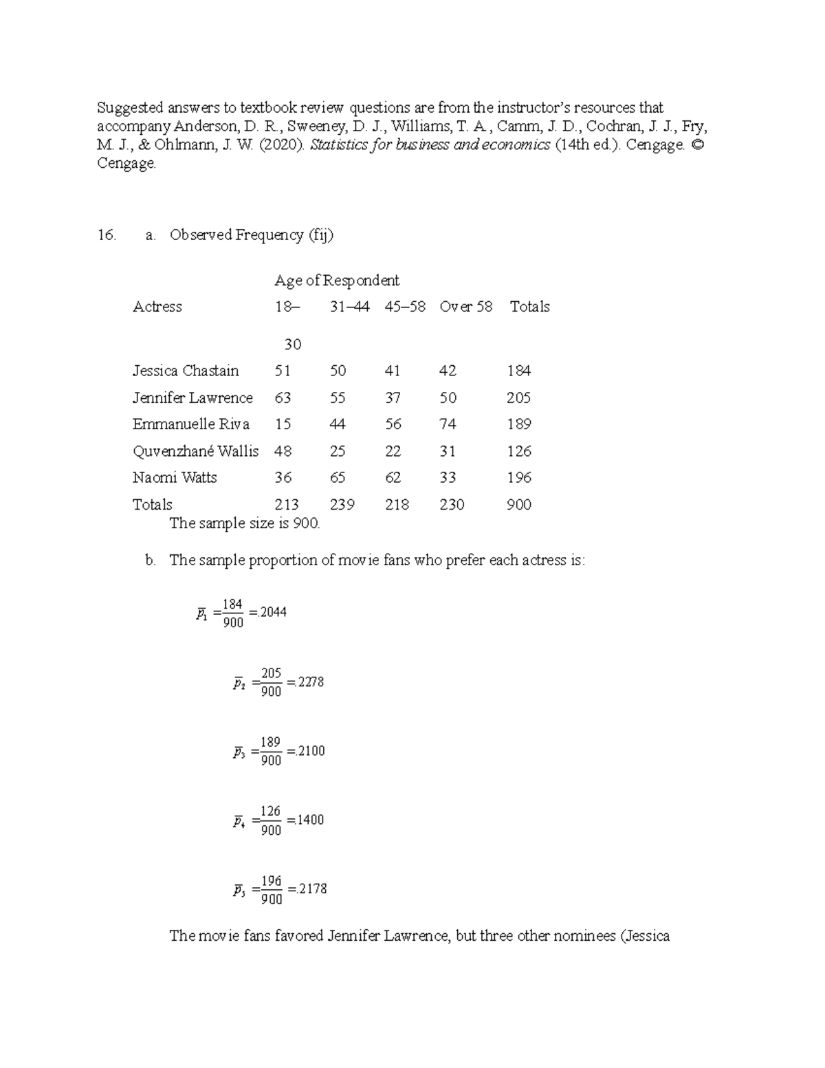 Ch 12 Ex 16 - Practice questions - Suggested answers to textbook review ...