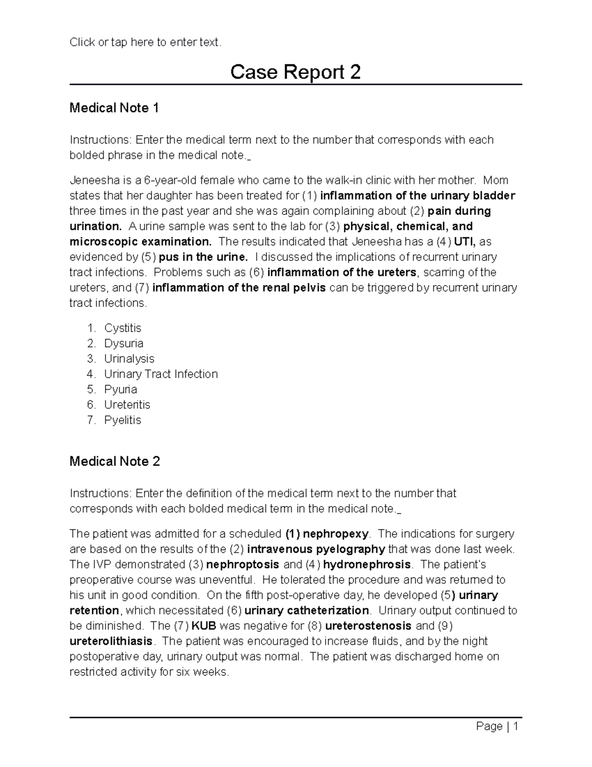 Case Report 2 Click Or Tap Here To Enter Text Case Report 2 Medical case-report-2-click-or-tap-here-to-enter-text-case-report-2-medical