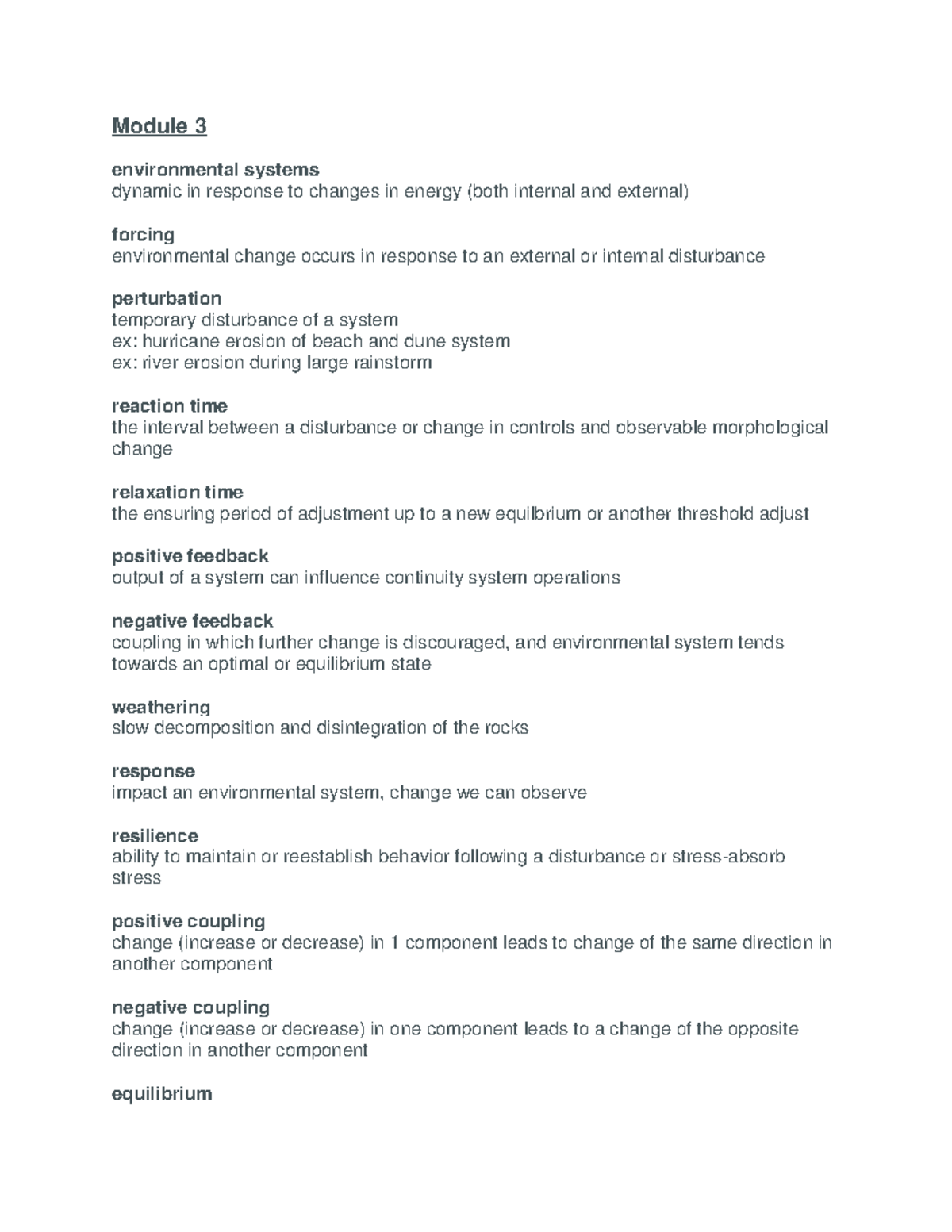 Geog 205 - Module 3 - Module 3 environmental systems dynamic in ...