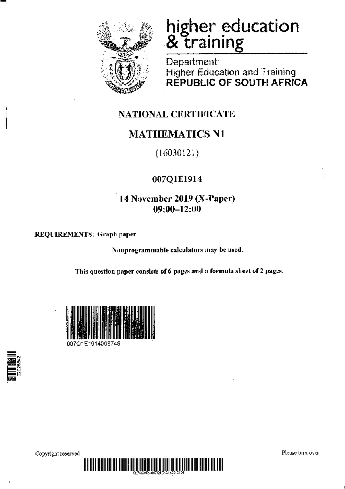 Mathematics Exam - rstdjfkulkh yydwghjhwii ihc uggaciug ao. hajuw wy oh ...