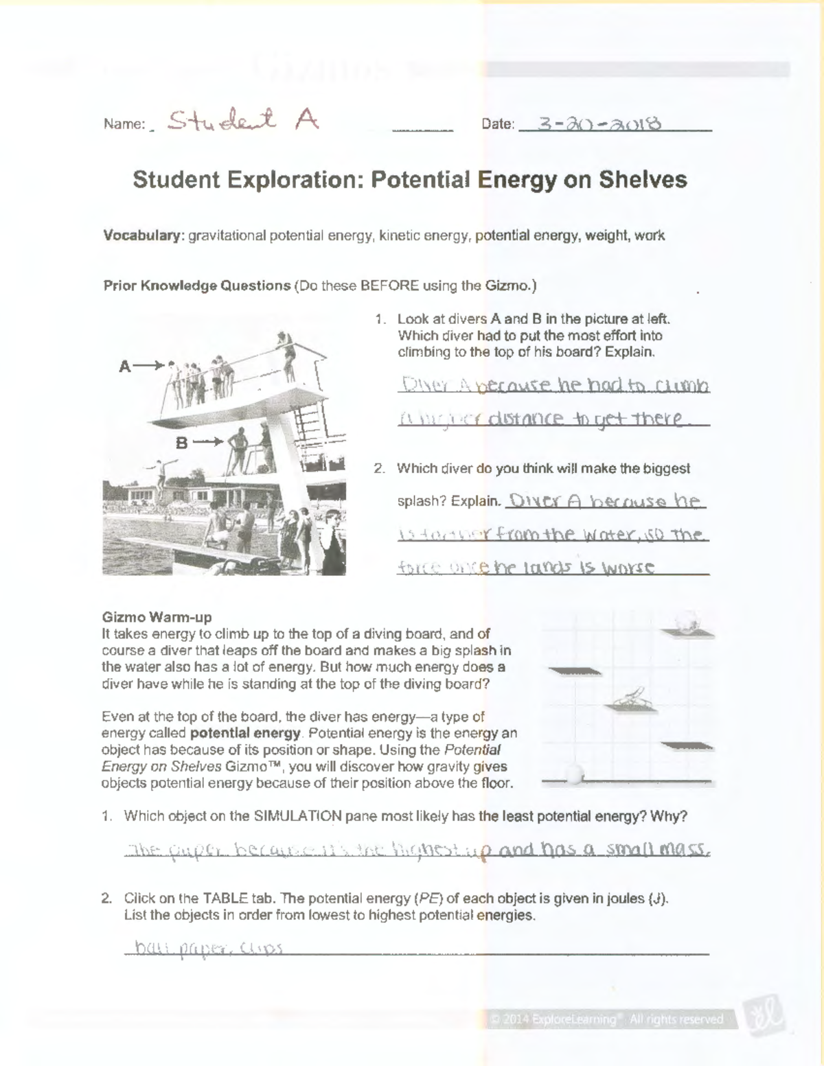 Pdfcoffee - yeahhh check it - ####### Name : A Date: __ 2,;.....-..... ei,...,0 - Studocu