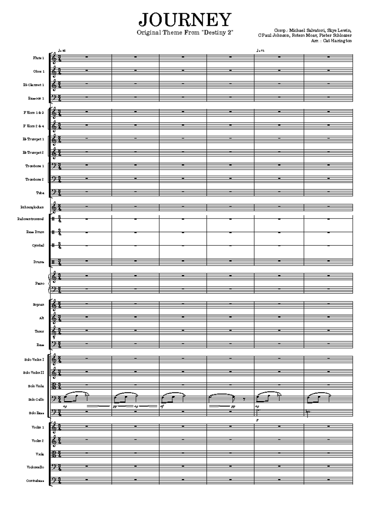 Journey - Destiny 2 Score - Comp.: Michael Salvatori, Skye Lewin, C ...
