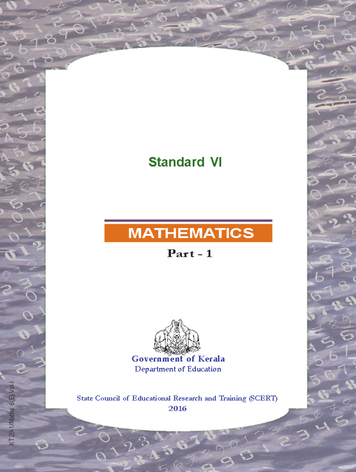 Scert Kerala State Syllabus 6th Standard Maths Textbooks English Medium Part 1 - Part - 1 ...