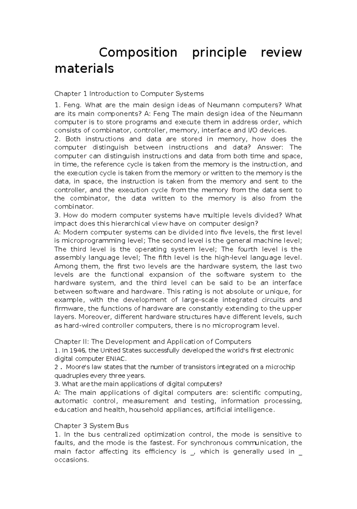 Composition principle review materials - Composition principle review ...