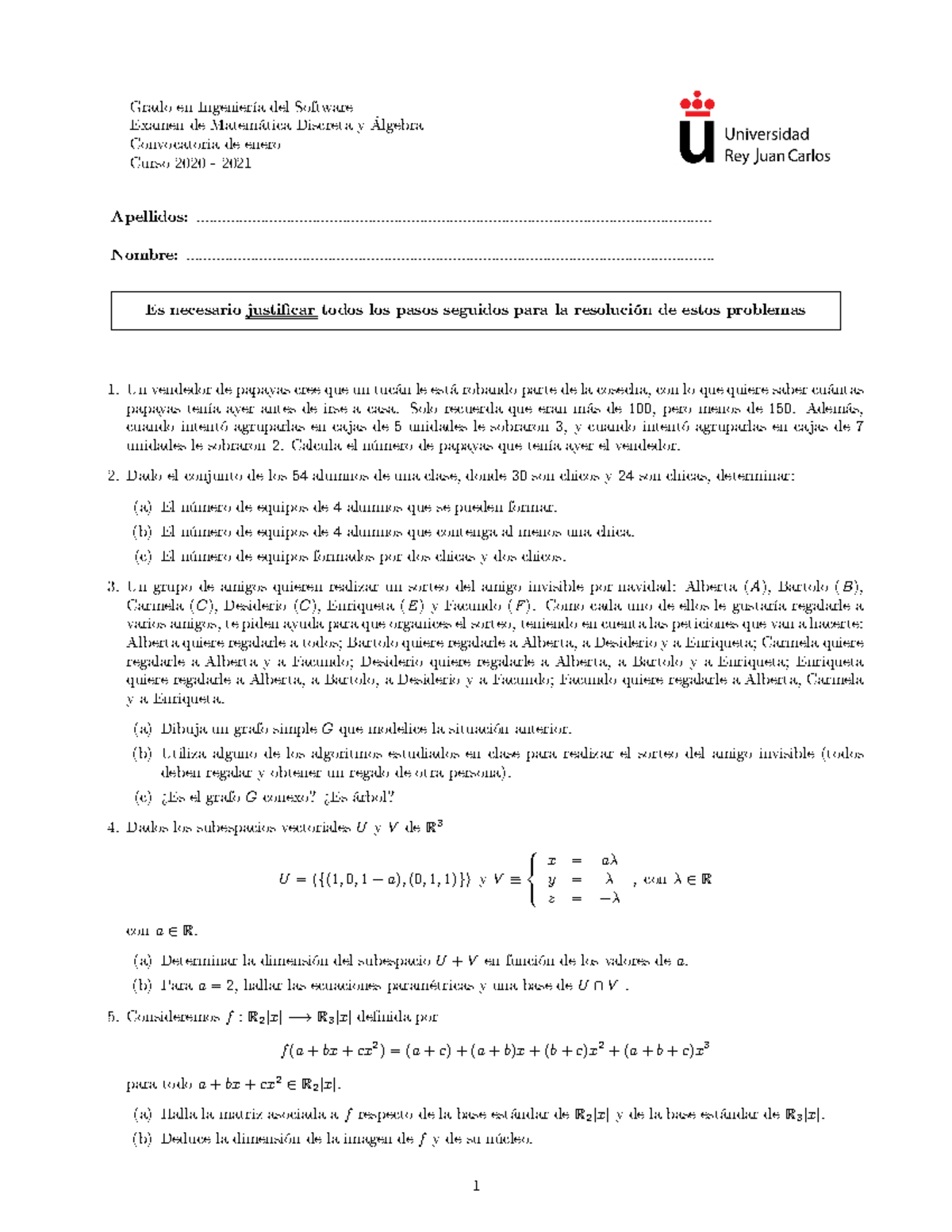Examen Final Enero - dsadasd - r ♦ ♥ ♥ ♥ rí ♦ t r ① ♠ ♥ t ♠át s r t ② - Studocu