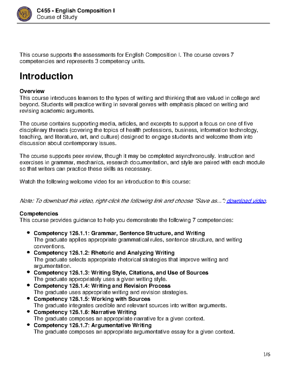 English Composition 1