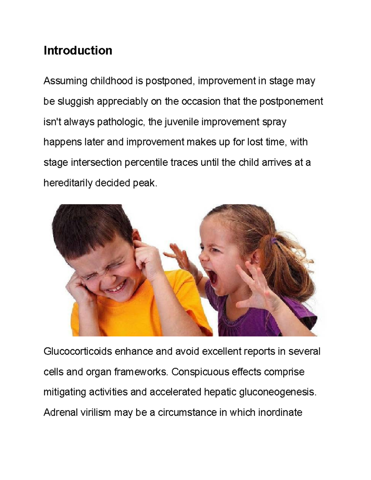 Behavioral disorder Introduction - Introduction Assuming childhood is ...