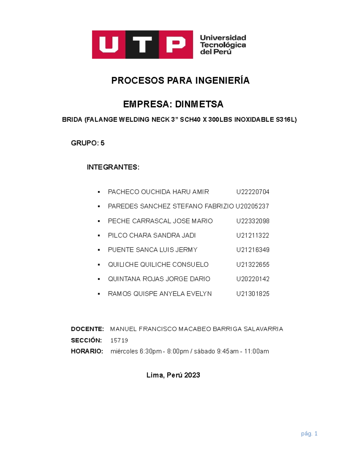 1.. Proceso DE Ingenieria TA1 V2 Final 21 - PROCESOS PARA INGENIERÍA ...