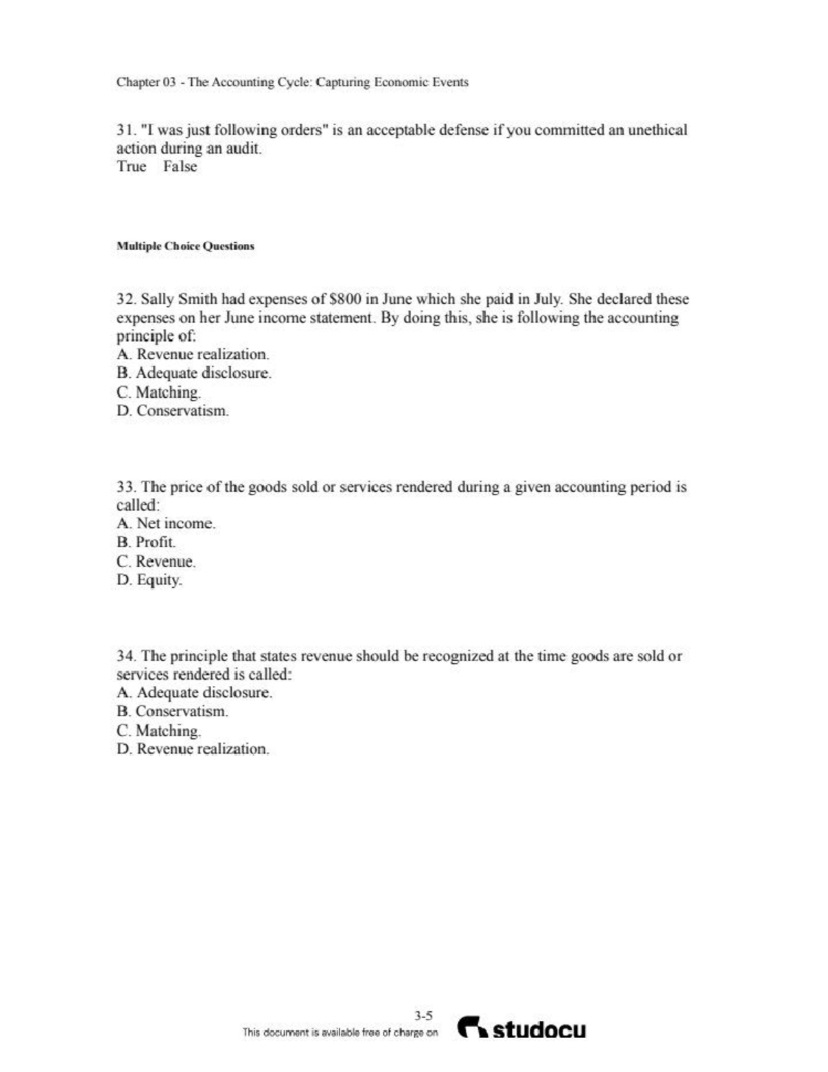 ACC654 6 - Hxhx - Chapter 03 The Accounting Cycle: Capturing Economic ...