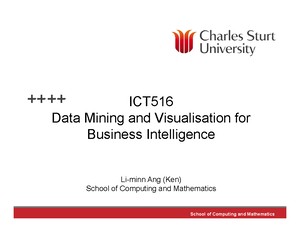 ITC516 Sample Exam Solu - School of Computing and Mathematics SAMPLE ...