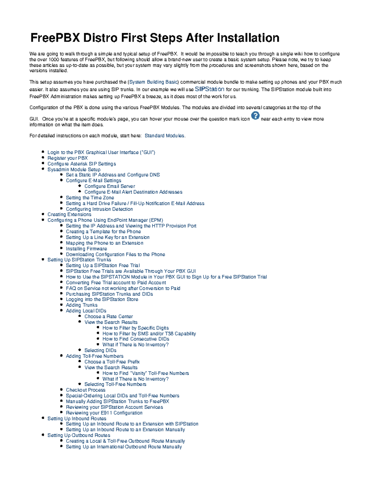 PPS Free PBXDistro First Steps After Installation 100123 0836 215524 ...