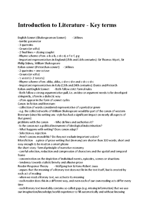 Tropes and Schemes Summary - Tropes and Schemes Tropes: Trope ...