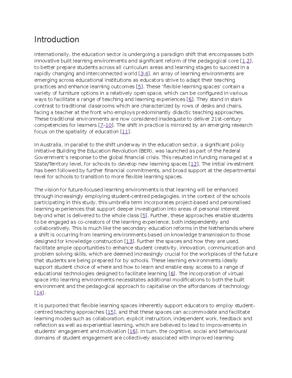 Introduction - College Graduate - Introduction Internationally, the ...