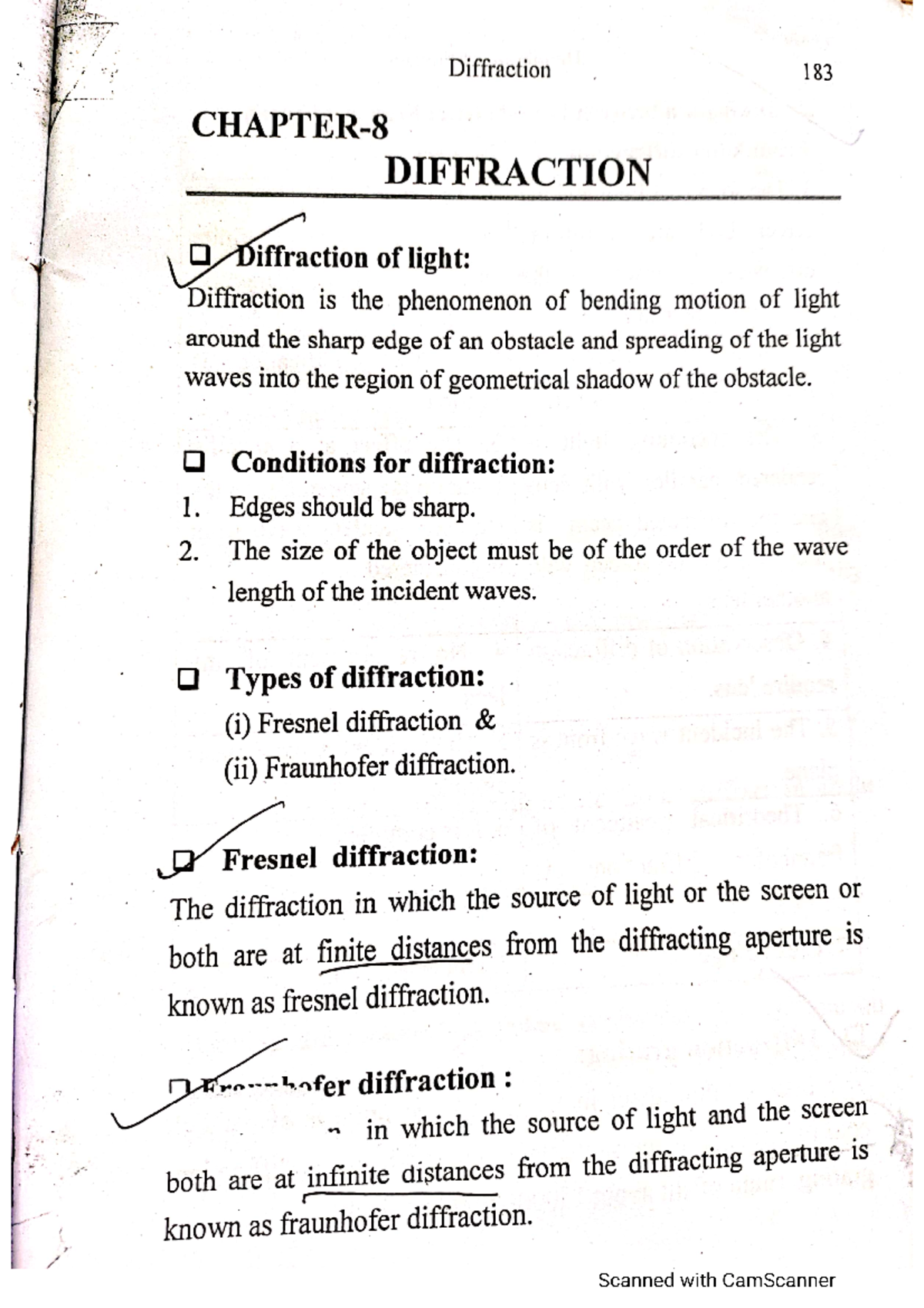 Diffraction - Sabrina akter - Physics - DU - Studocu
