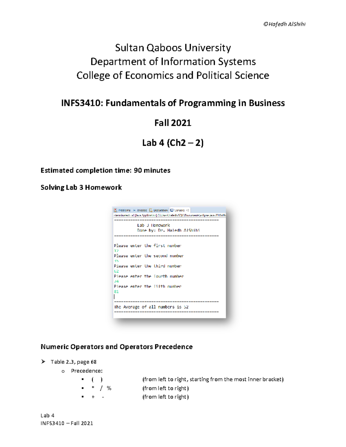 Lab 4 - CFCFV - Programming - Studocu