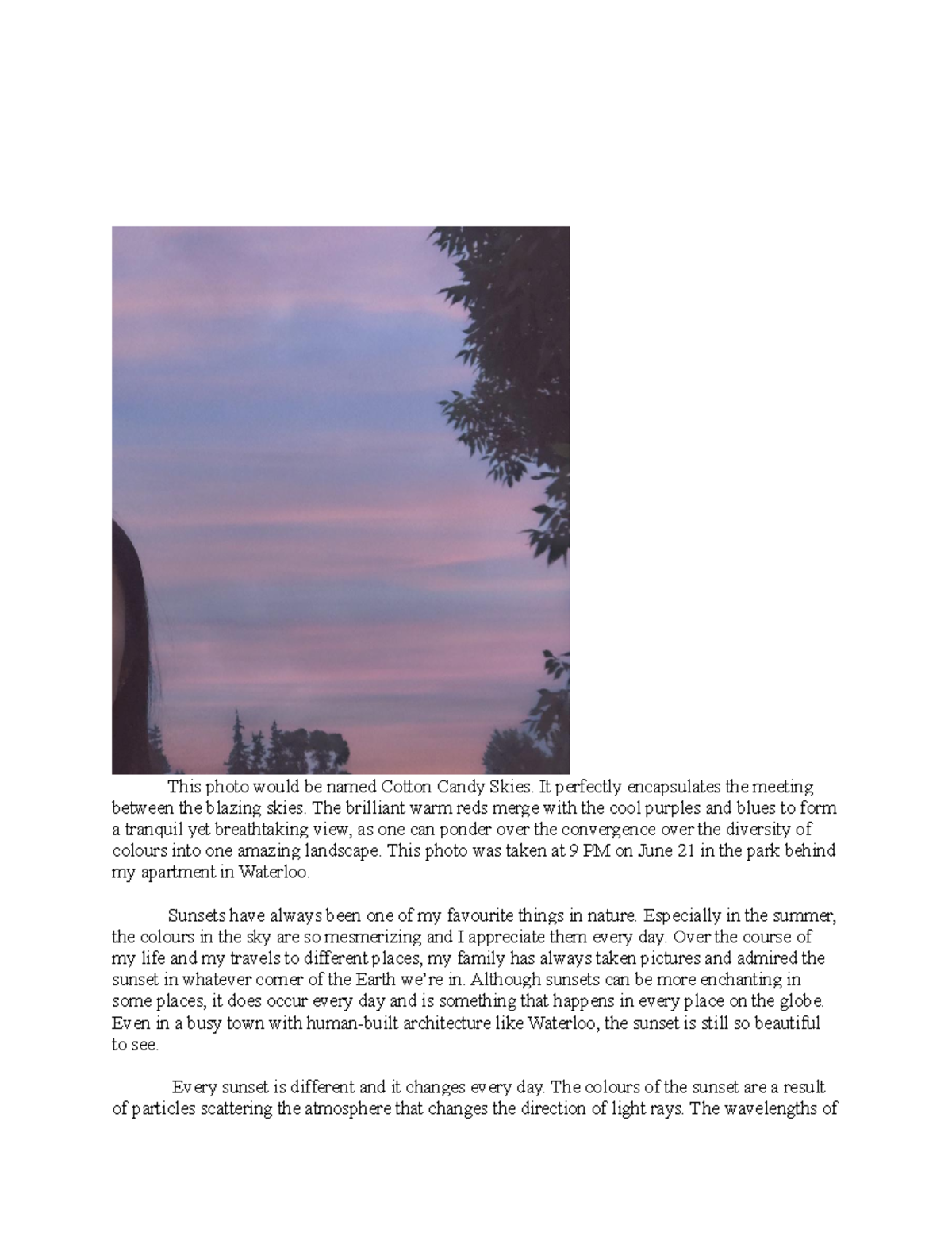 Lab Three Your Wilder Self - This photo would be named Cotton Candy ...