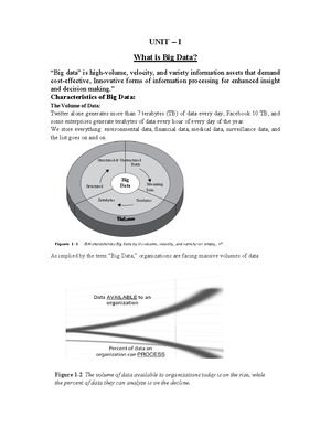 BDA unit-1 - Hand written Notes - big data analytics - Studocu