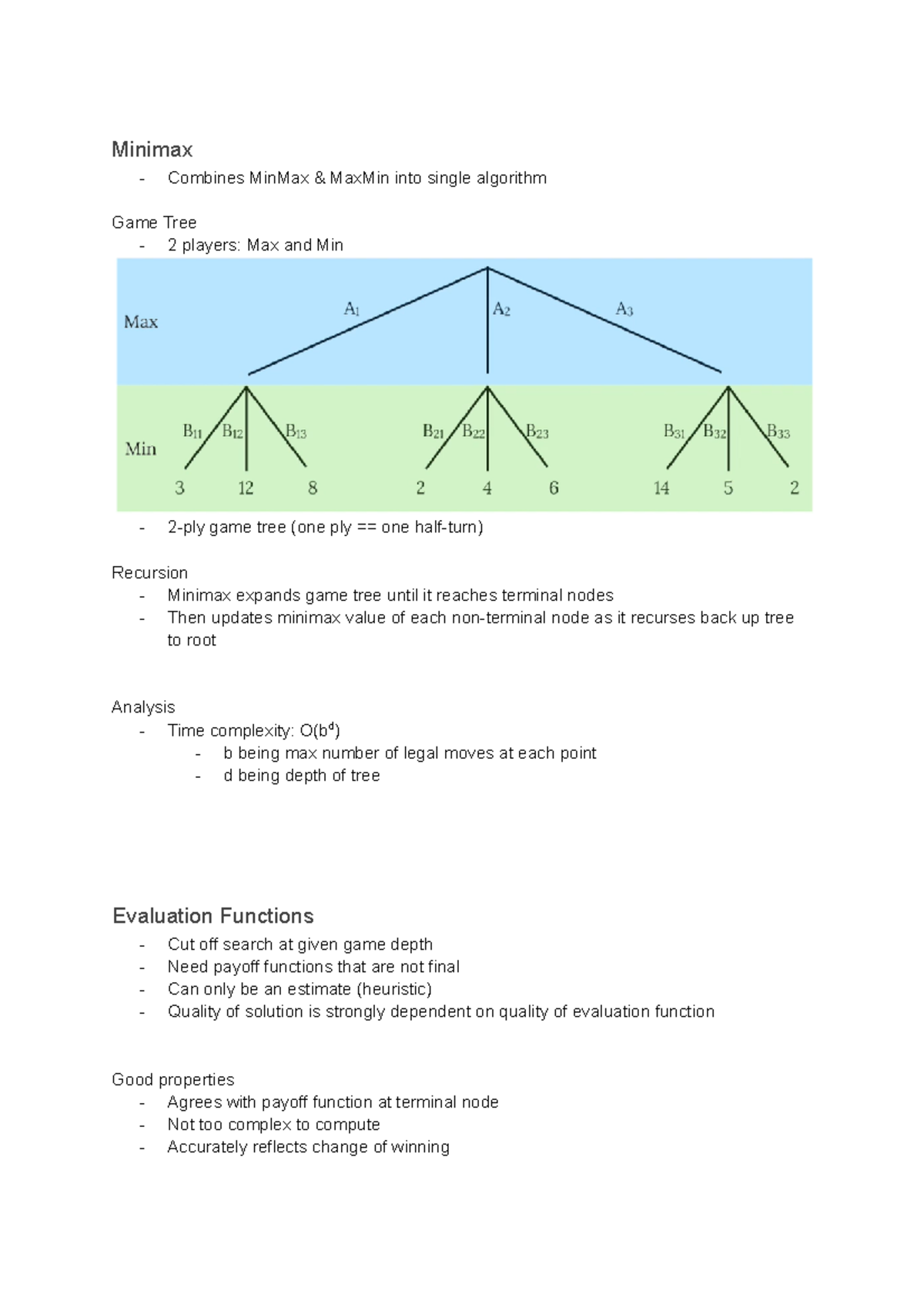 2011 09 - Lecture 5.3 - Minimax Algorithm - Minimax Combines MinMax ...