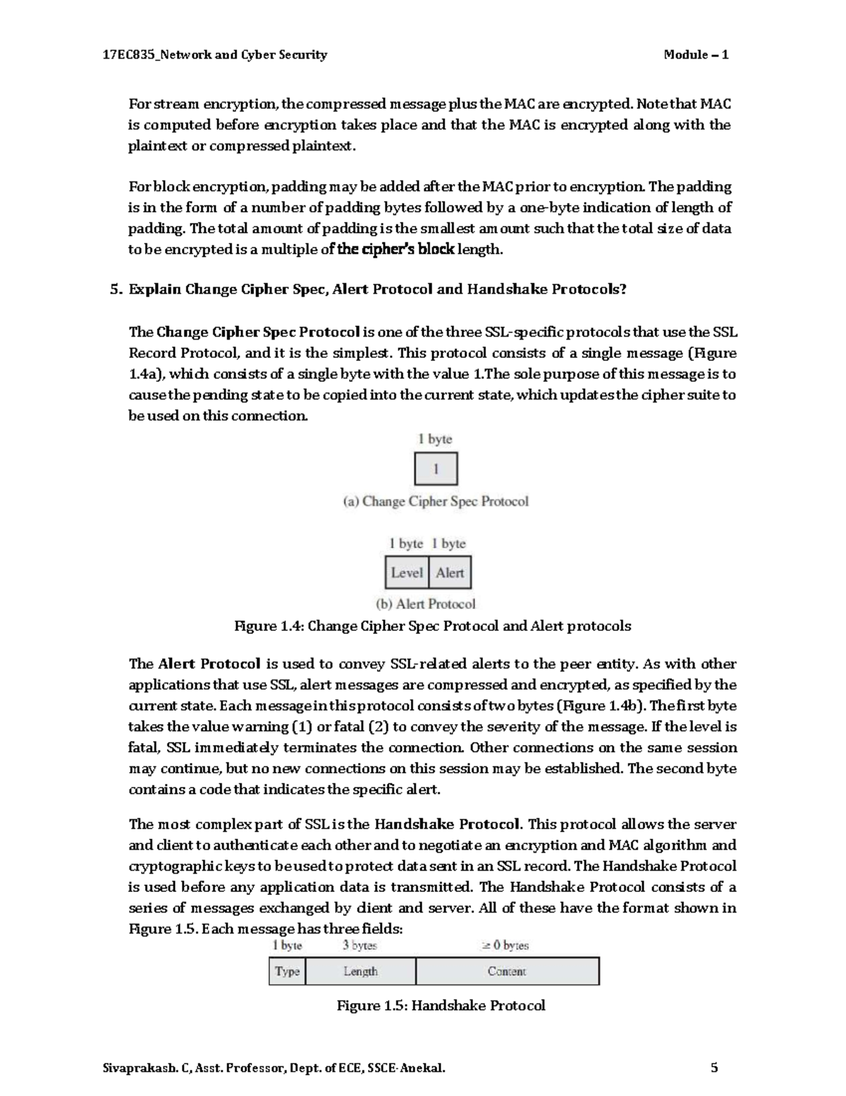 Mod 1 2 - NCS - 15EC835 - Module_1_Transport Layer Protocol - For ...